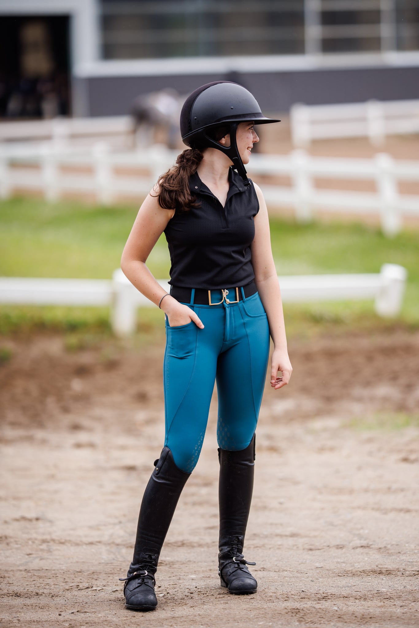 Willow Equestrian Training Breech Army Green S