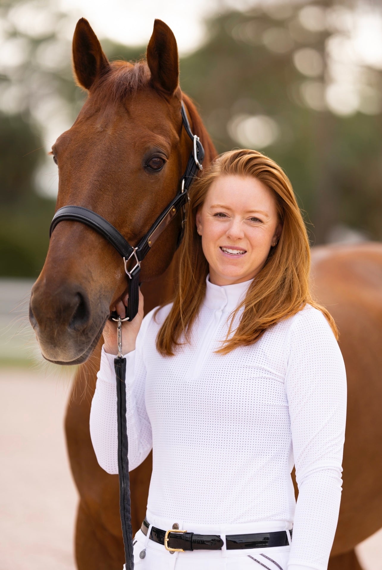 Willow Equestrian Breeze Convertible Sun Shirt White